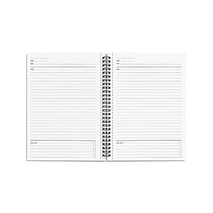 TRU RED Medium Soft Cover Meeting Notebook, Blk Tr54988