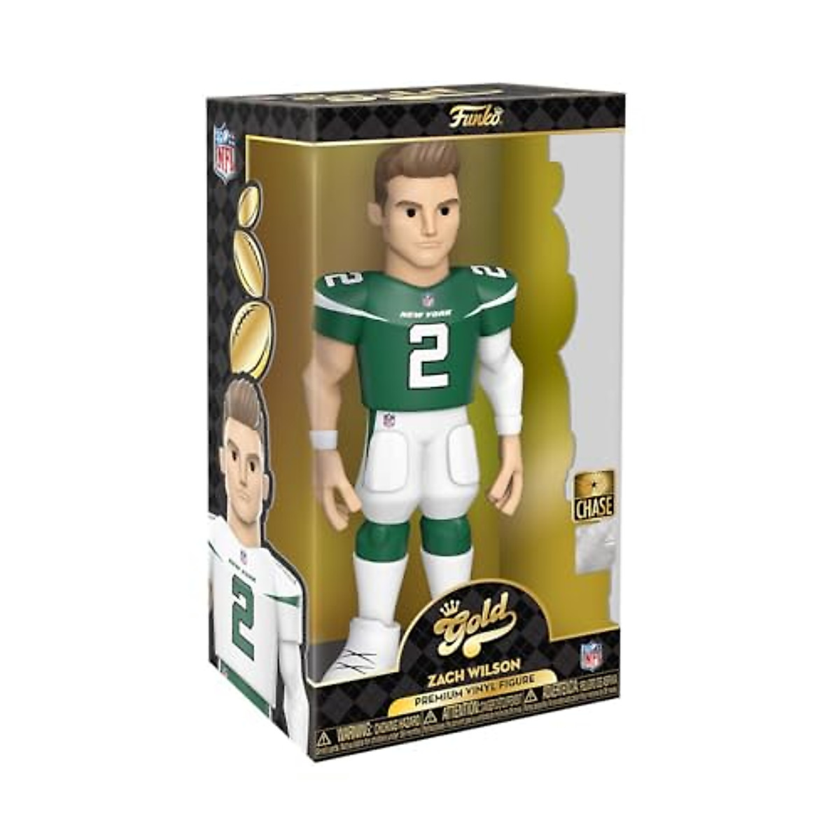 Funko Gold 12 NFL: NY Jets- Zach Wilson (Styles May Vary)