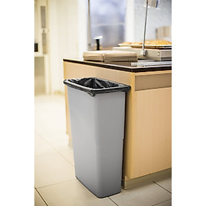 Rubbermaid Slim Jim Waste Container, 87 L - Grey