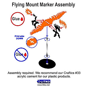 LITKO Mythical Creature Character Mount | Role Playing Games | Compatible with DND Pathfinder (Flying Wyvern)