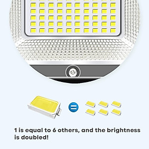 Homeandlighting 60w Solar Street Light, Homeandlighting 60w Solar Street Light 6000 Lumens By Home And Lighting, Home And Lighting Solar Lights Outdoor, Remote Control,4 Lighting Modes,Waterproof (1)