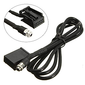 CHELINK in Car Female 3.5mm AUX Input Audio Adapter Cable for B-M-W E39 E53 X5 X5M Z4 E83 E85 E86 X3 Mini Cooper