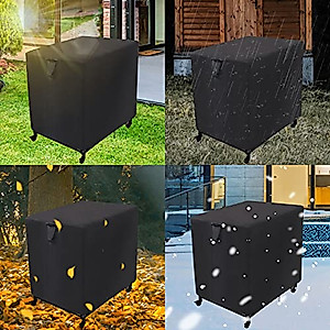 Hengme Outdoor Table Cover,Waterproof Outdoor Prep Table Cover for Ooni Large Stainless Steel Table Cover - 36''L x 32''W x 32''H