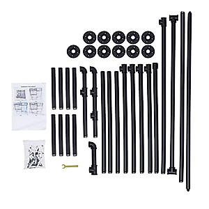 Industrial Pipe Clothes Rack, Wall Mounted Garment Rack, Heavy Duty Iron Garment Bar, Clothes Hanging Rod Bar