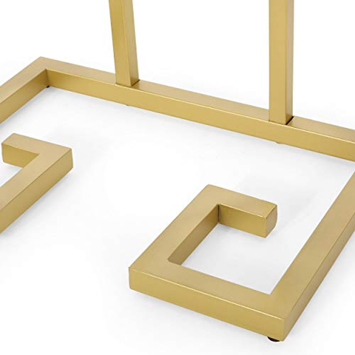 Christopher Knight Home Hickson END Table, Gold + Clear