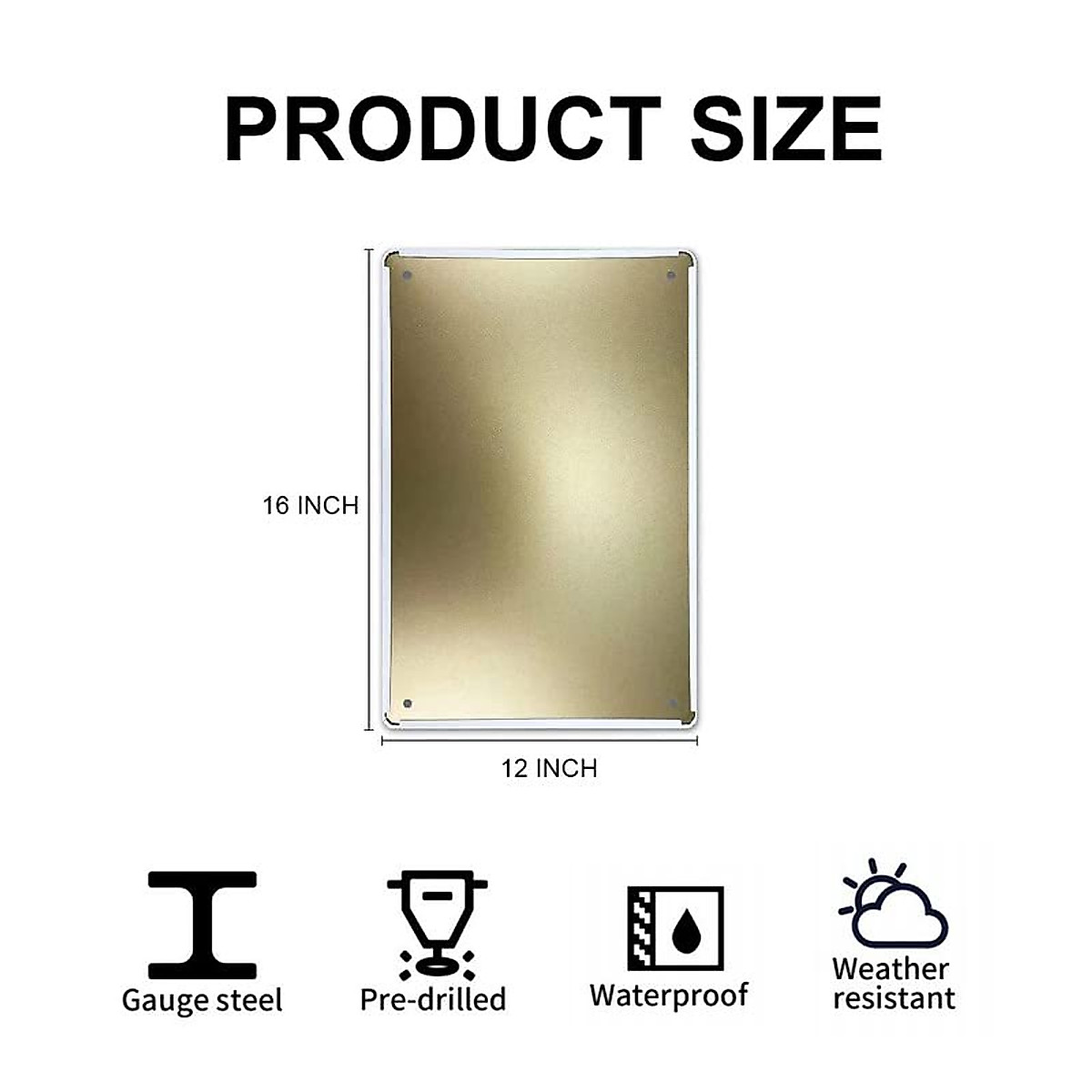 EYSL Goose Mess with The Honk You Get The Bonk Metal Tin Sign Wall Art Home Decor Kitchen Poster Cafe Pub Plaque 12x16 Inch