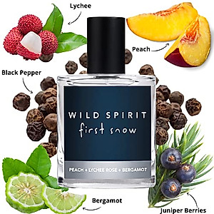 Wild Spirit First Snow Eau De Parfum Spray | Bold, Spicy Cruelty-Free Perfume for Women, 1 fl oz/30mL