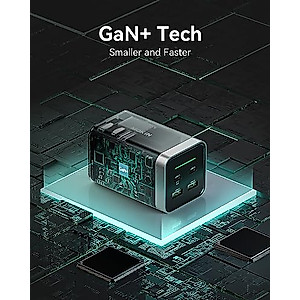 MOKiN 150W USB-C Charging Stations, GaN II PD 3.1 Wall Charger, 4-Port, for iPhone, Galaxy, iPad, MacBook, Dell, HP and More.