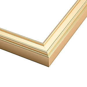 Anozie 16x20 Frames Gold, Simple Designed Poster Frame Set with HD Plexiglass for Wall Mounting, 1 Pack