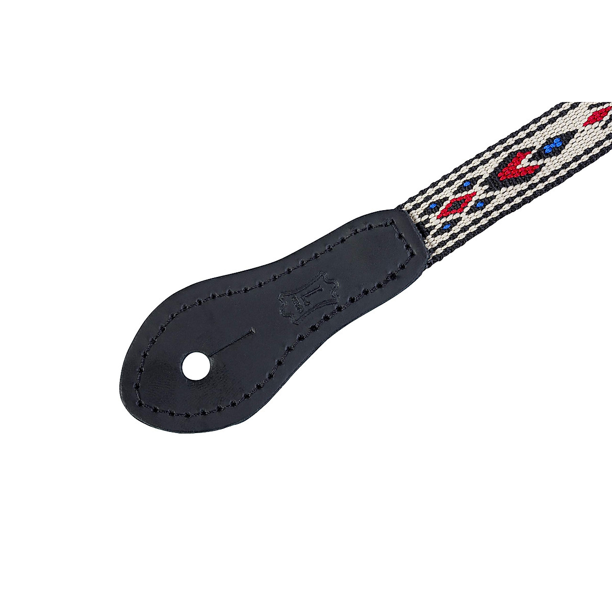Levy's Leathers 1/2" Jacquard Weave Mandolin/Ukulele Strap with Dual Leather Strap Pin Ends. Adjustable to 50" (MJ19UKE-003)