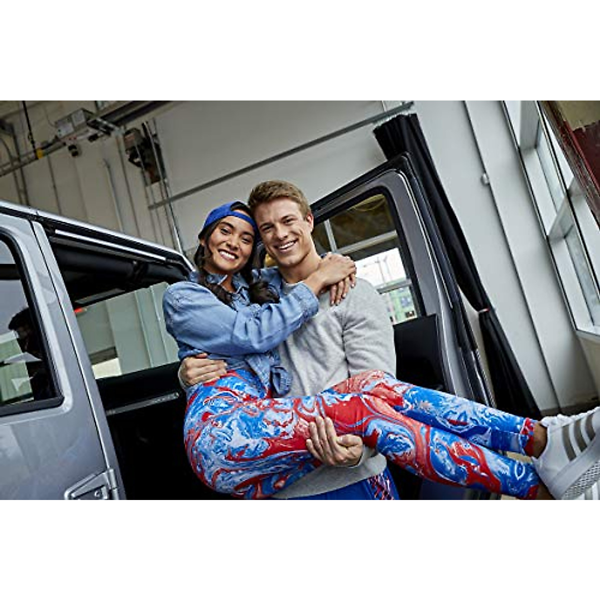 Zubaz Women's Standard Zebra Leggings, Team Color, X-Large