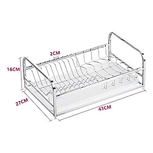 STRAW Drain Rack - Dish Rack Above The Sink, Kitchen Drain Rack, Solid Color, More Practical