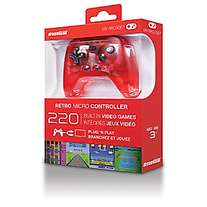 My Arcade Retro Micro Controller Plug and Play Game System with 220 Preloaded Retro Style Games