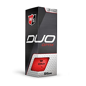 WILSON Staff Duo Optix Golf Ball - Red
