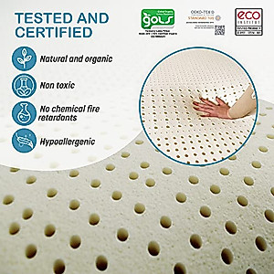 Latex Mattress Topper (Queen / 2 inch/Firm)