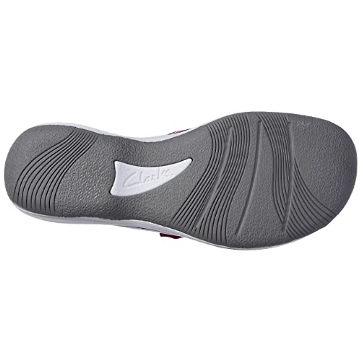 Clarks Women's Brinkley Jazz Flip Flop, red Synthetic, 7 Medium US