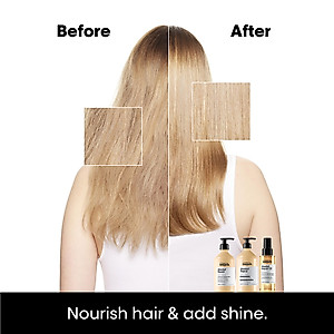 L'Oreal Professionnel Absolut Repair 10-in-1 Oil - Multi-Benefit Oil For Dry & Damaged Hair, Repairs Hair and Provides Shine With Quinoa and Proteins