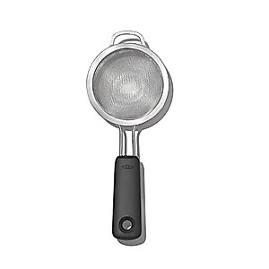 OXO Good Grips 3-Inch Mini Strainer, Multicolor, Black