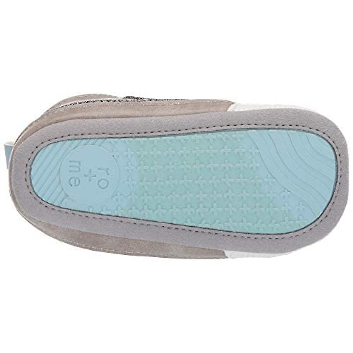 RO + ME Baby Boys Crib Shoe, Parker Grey, 12 Months-18 Months Infant