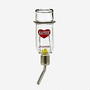 Kaytee Chew-Proof Water Bottle for Pet Hamsters, Gerbils and Rats, 6 oz
