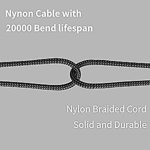 USB C Multi Fast Charging Cable, PD 65W Nylon Braided Cord 4 in 1 5A USB A/C to C/L Fast Sync Charger Adapter Compatible with Laptop/Tablet/Phone (4FT)