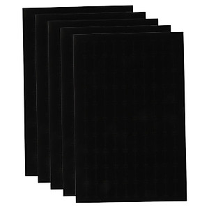 Holibanna 5pcs Box Black Ring Earring Insert Display Pad Ring Display Tray Black Drawers Necklace Holder Stand Trash Can Foam Insert Foam Ring Holder Pedestal Travel Sponge Jewelry