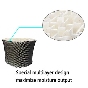 Mumaxun 2pcs Replacement for HWF64 Humidifier Filter B fit Holmes, Sunbeam, Bionaire - HM1730, HM1745, HM1746, HM1750, HM2200, SCM1745, SCM1746, BWF64,BWF64CS, BCM1745, BCM1745-C, BCM2200