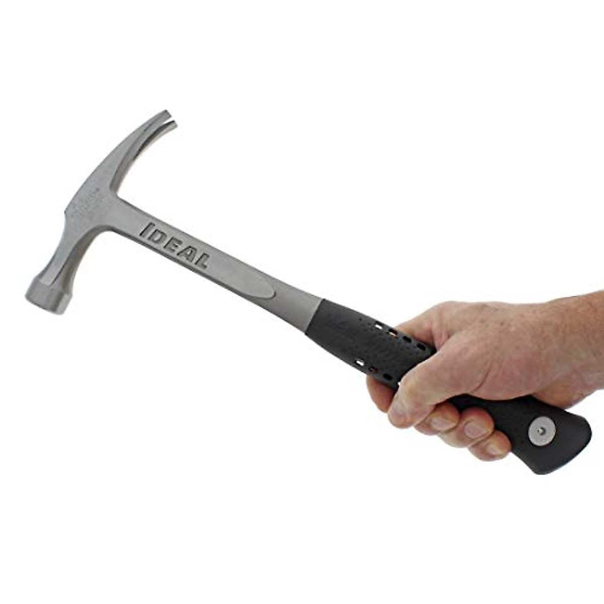 IDEAL Electrical 35-210 Drop-Forged Hammer - Electrician's Hammer 18 oz. 12-1/2 in. Claw Hammer