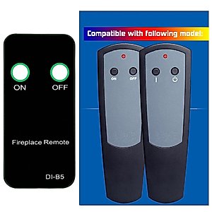 Replacement for Dimplex Fireplace Heater Remote Control DF2690 DFP6854 DF2618 6904410100