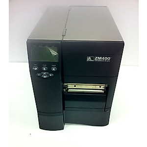 Z Series ZM400 - Label printer - B/W - direct thermal/thermal transfer - Roll (4.5 in) - 300 dpi - up to 479.5 inch/min - Parallel, Serial, USB, 10/100Base-T