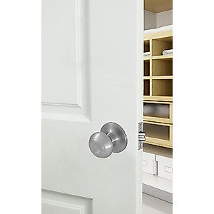 Honeywell Safes & Door Locks 8101303 Classic Passage Door Knob, Satin Nickel