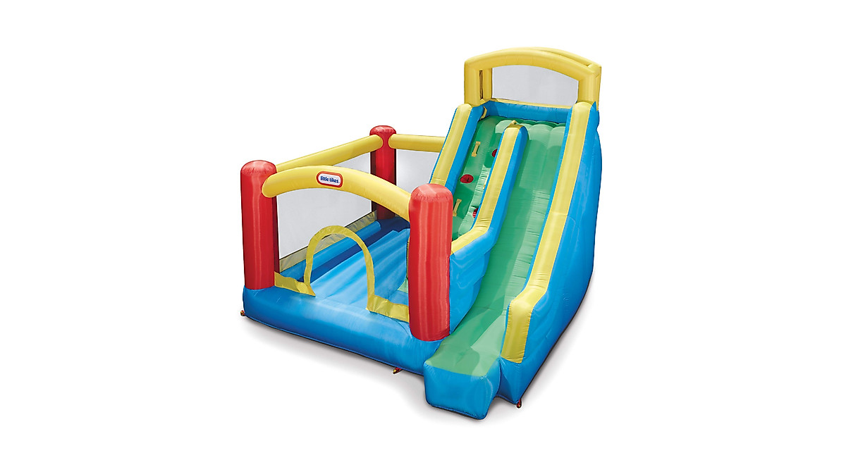 Little Tikes Giant Inflatable Slide Bouncer with Heavy Duty Bouncer ...