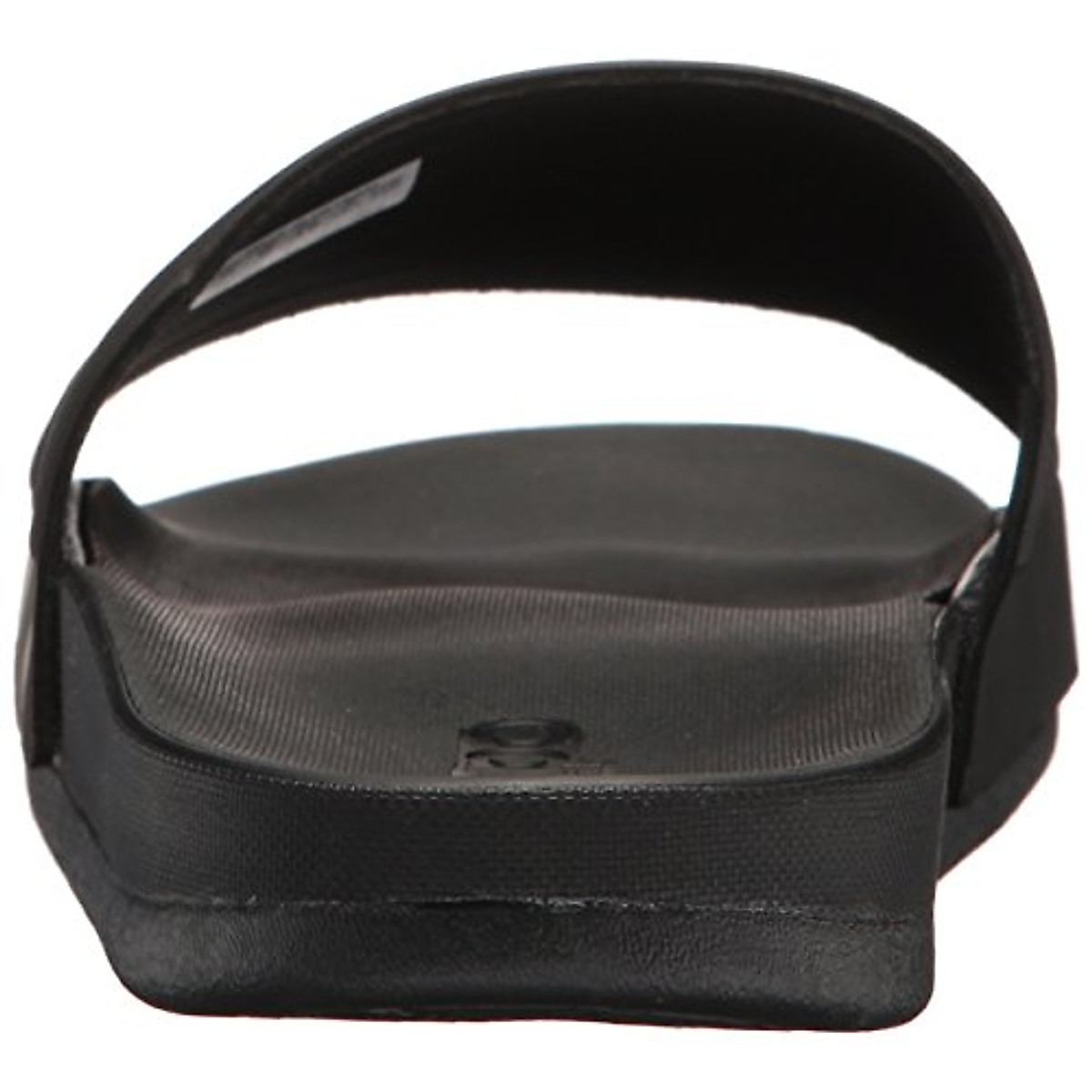 adidas Women's Adilette Comfort Slides Sandal, Black/Black/Black, 5