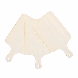 FUOYLOO 3pcs DIY Tray Pizza Cheese Bread Cheese Jewelry Trays Wood Breakfast Tray Wooden Chopping Board Cutting Boards for Crafts Bread Board Bread Serving Plate Blank Wood Tray Steak Set