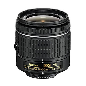 Nikon D7500 20.9MP DX-Format Digital SLR Camera + 18-55 VR & 70-300 AF-P VR Bundle with 500mm Preset Telephoto Lens, 64GB Memory Card and Accessories (21 Items)