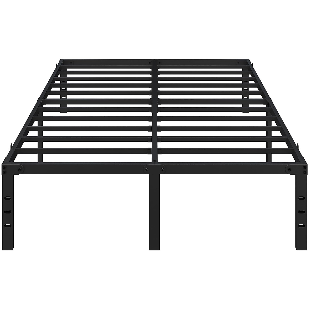 Yaheetech 14 Inch Queen Bed Frames Heavy Duty Metal Platform Bed with Under Bed Storage, No Box Spring Needed, Easy Assembly, Sturdy Steel Slat Support, Black