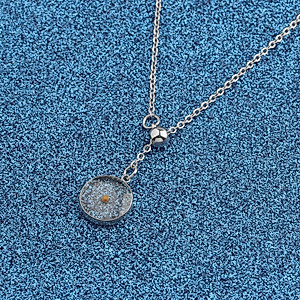 WUSUANED Religious Inspirational Gift Mustard Seed Lariat Necklace Faith Jewelry Christian Gifts For Women