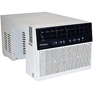 Soleus Air Exclusive 6,000 BTU Energy Star First Ever Over the Sill Air Conditioner. Keep Your Window View (Fits up to an 9" Wide Window Sill)