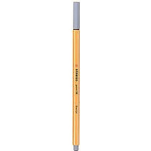 Stabilo Point 88 Pens (Dark Grey) (Sold by 1 pack of 10 items)