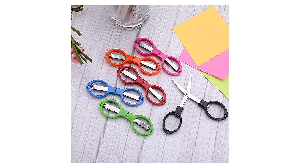 Tatuo 6-Piece Folding Scissors Set - Durable Stainless Steel, Compact ...
