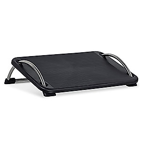Mount-It! Tilting Footrest Under Desk | Ergonomic Office Foot Rest Adjustable | Computer Desk Foot Support | Large Platform Elevated Office Footrest