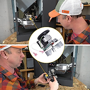 Adviace Replacement 812-4400 Exhaust Combustion Blower for Quadrafire/Quadra-Fire Castile & Santa Fe & Contour Pellet Stoves and Inserts