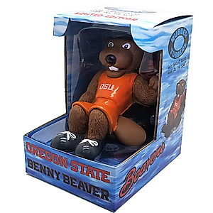 Rubber Tubbers Oregon State Beavers (Benny Beaver) Collegiate Bathtub Toys - Officially Licensed NCAA Team Mascots, Authentic Sports Memorabilia, Novelty Rubber Ducks (Oregon State University)