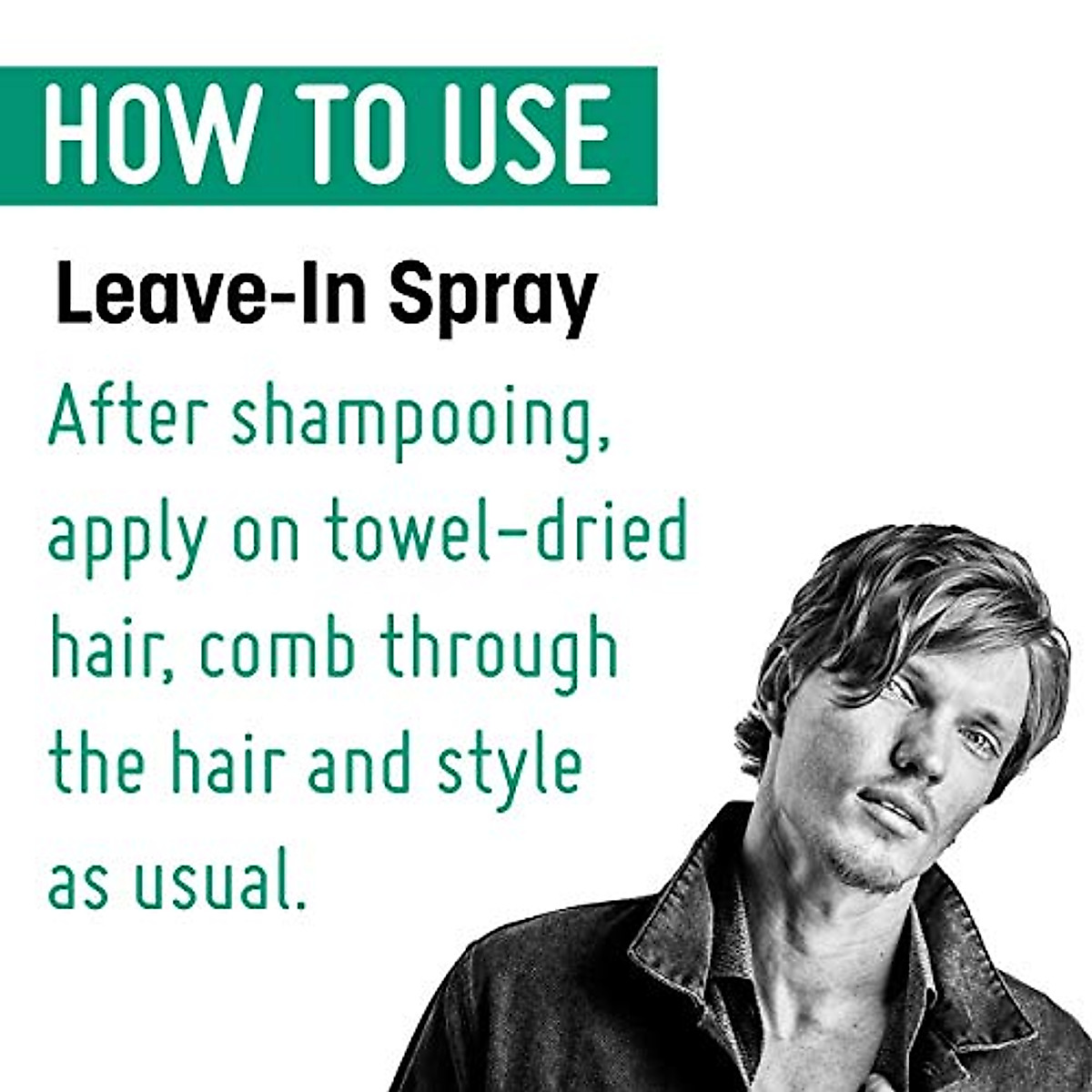 Framesi Barber Gen Leave In Conditioner, 3.4 fl oz, Beard and Hair Conditioning Spray