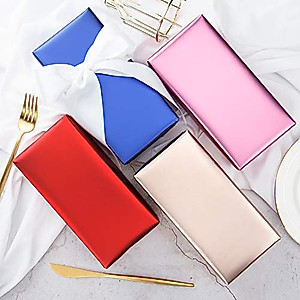 RUSPEPA Rose Gold Matte Wrapping Paper - 81.5 Sq Ft - Solid Color Paper Perfect for Wedding,Birthday,Christmas,Baby Show - 30 inches x 32.8 feet