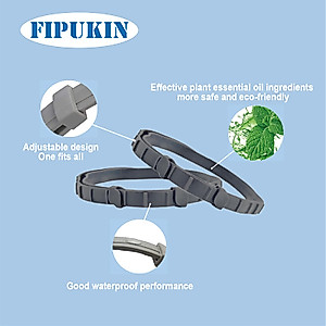 Natural Ingredients Flea Repellent Collar for Small Dogs, Safe and Effective Flea and Tick Repellent, Waterproof, 8 Months Protection per Collar, Free Comb, 13.8 Inches, 2-Pack