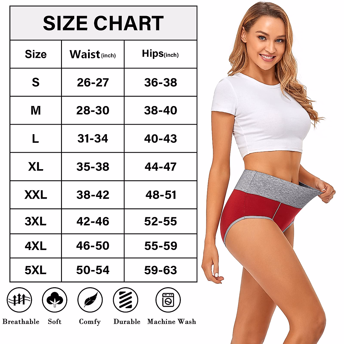 CULAYII Plus Size Underwear for Women High Waist Womens Underwear Cotton Breathable Briefs Panties for Women Pack Maternity Underwear C Section Underwear Postpartum My Orders Placed Recently by Me