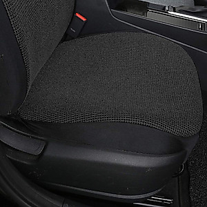 GIANT PANDA Seat Covers for Trucks Chevy Silverado,Dodge Ram,Ford F150 F-Series. Low Back Front Seat Cover for Pickup and Trucks,Black