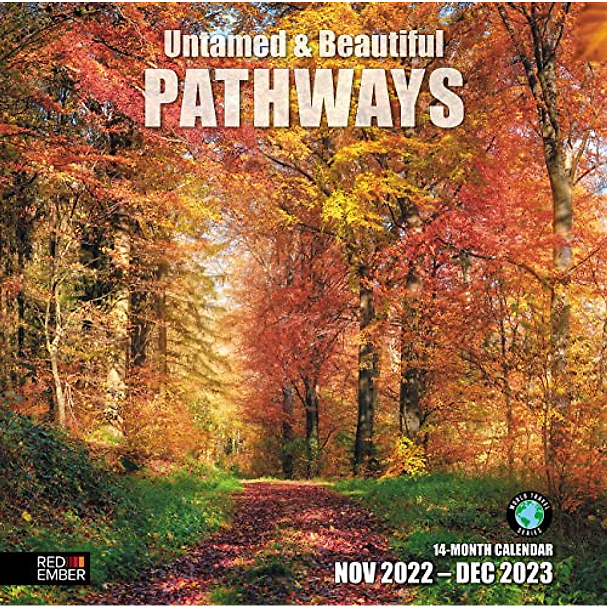 RED EMBER Pathways 2023 Hangable Wall Calendar - 12" x 24" Opened - Thick & Sturdy Paper - Giftable - This Is the Way
