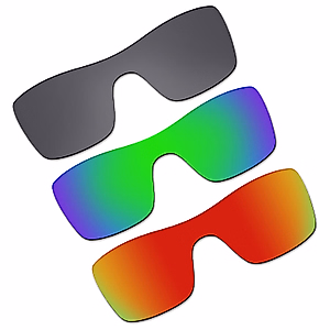 Kygear 12MM Glare Proof Polarized Replacement Lenses for Oakley Batwolf OO910 for Men and Women